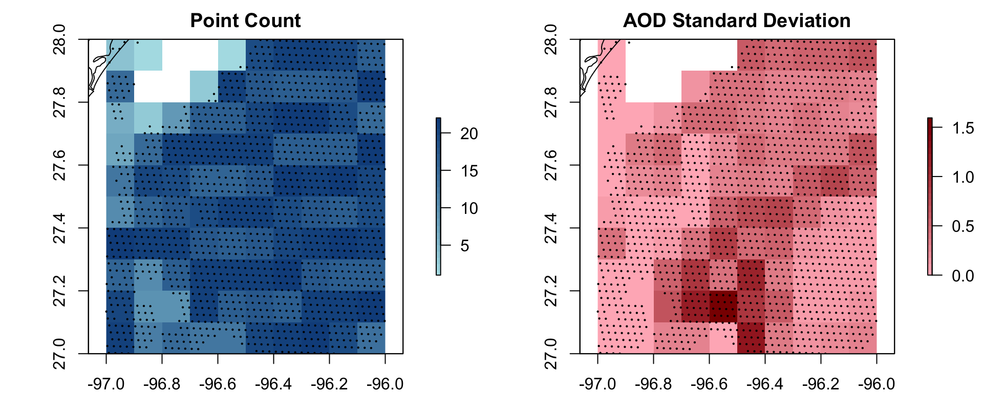 Grid Sizes • MazamaSatelliteUtils